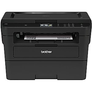 Brother Compact Monochrome Laser Printer, HLL2395DW, Flatbed Copy & Scan, Wireless Printing, NFC, Cloud-Based Printing & Scanning, Amazon Dash Replenishment Enabled (Renewed)