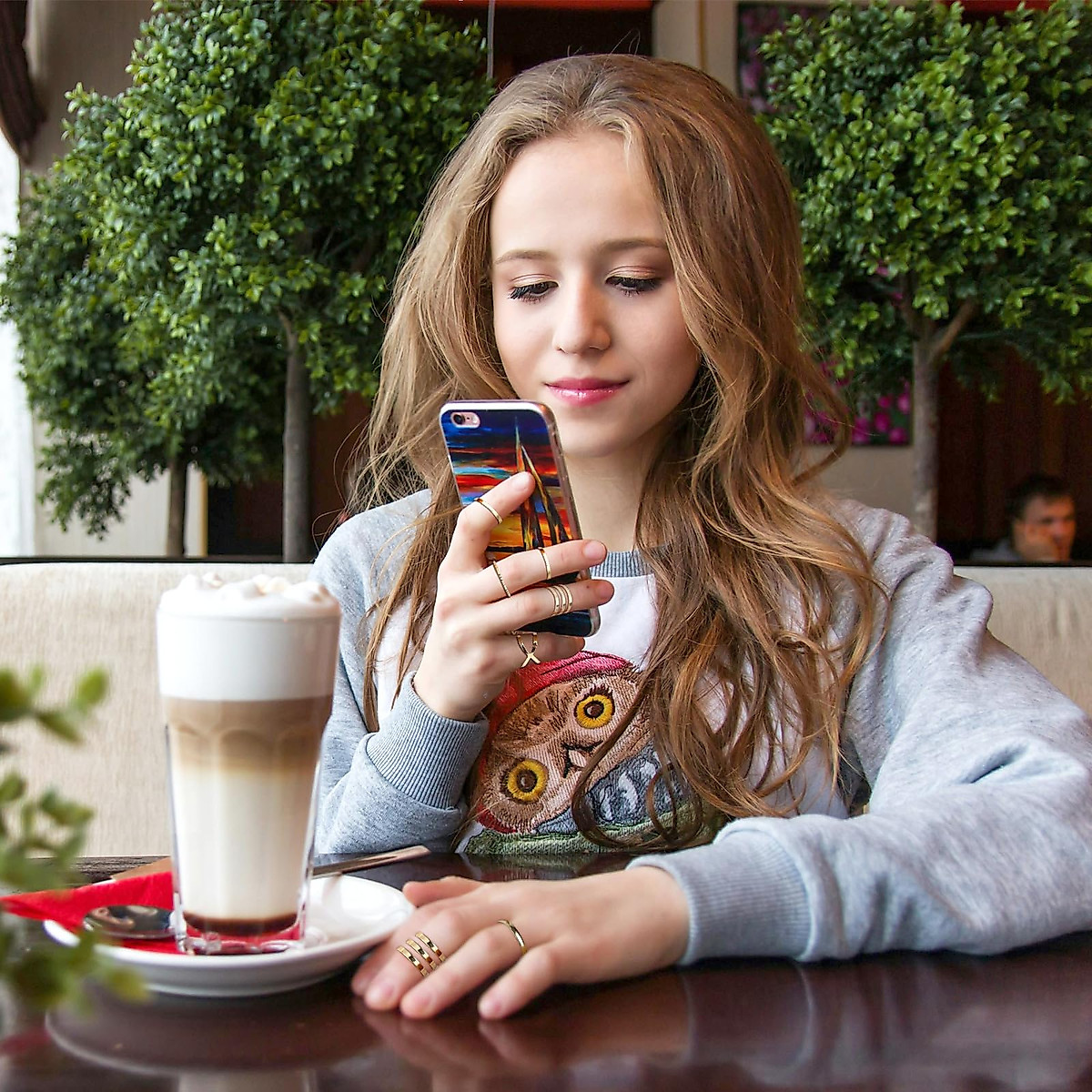 ONESING 18-25 Pcs Knuckle Rings for Girls Stackable Bohemian Retro Vintage Joint Finger Rings Gold Rings Set for Women Men Hollow Carved Flowers Crystal Rings