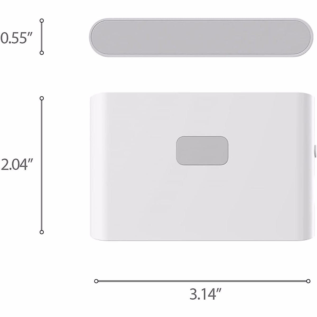 WYZE Rechargeable Night Lights with Dusk to Dawn & Motion Sensors, Warm & Soft White Stair Lights for Bathroom, Hallway, Linkable, Magnetic Mount, 3 Pack