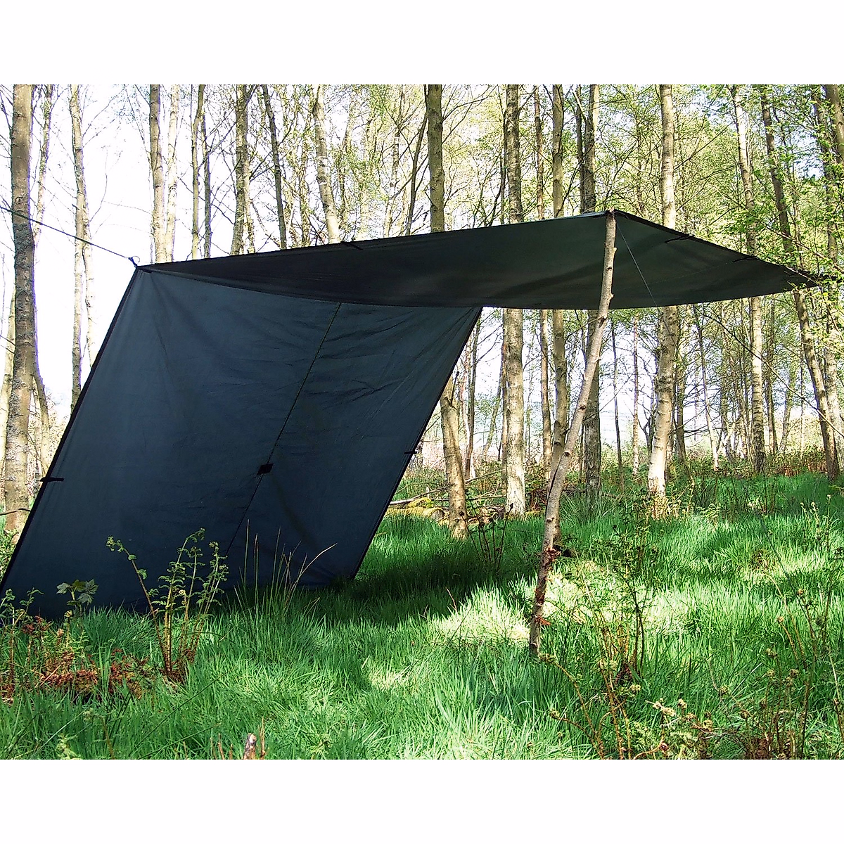 DD Hammocks - DD Tarp XL - Olive Green (15ft x 10ft) - 100% Waterproof Lightweight & Multifunctional Rainfly Extra Large Tarp Tent Shelter for Camping Bushcraft & Hiking Adventure