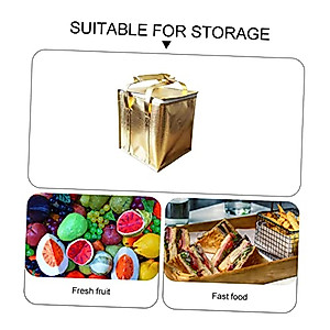 NOLITOY 3pcs Baking Tote Insulated Coffee Car Cake Delivery Bag Meal Delivery Bag Portable Cooler Bag Car Food Cold Packs for Lunch Box Cake Carrying Bag Baking Food Bag Take-out Food Bag