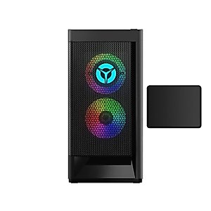 Lenovo Legion Tower T5 Gaming Desktop | Intel Core i7-12700 Processor | 32GB RAM DDR5| 1024GB SSD| 3TB HDD | NVIDIA® GeForce RTX™ 3070 LHR 8GB GDDR6 | Windows 11 Pro | Black | Bundle with Mouse Pad