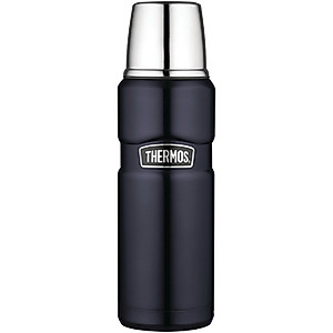THERMOS Stainless King Vacuum-Insulated Compact Bottle, 16 Ounce, Midnight Blue