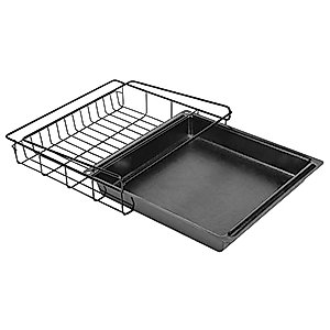 Lockdown Vault Drawer for Gun Safe Organization, Document or Valuable Storage and Security Black 13.6 x 14 x 3.8 inches