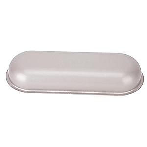 Hot Dog Loaf Pans 7 Inch Oval Shape Baking Pan Non-Stick Hot Dog Bread Bun Molds Carbon Steel Bread Mold Bakeware Set for Kitchen DIY Homemade Oven Baking Tool(7Inch)