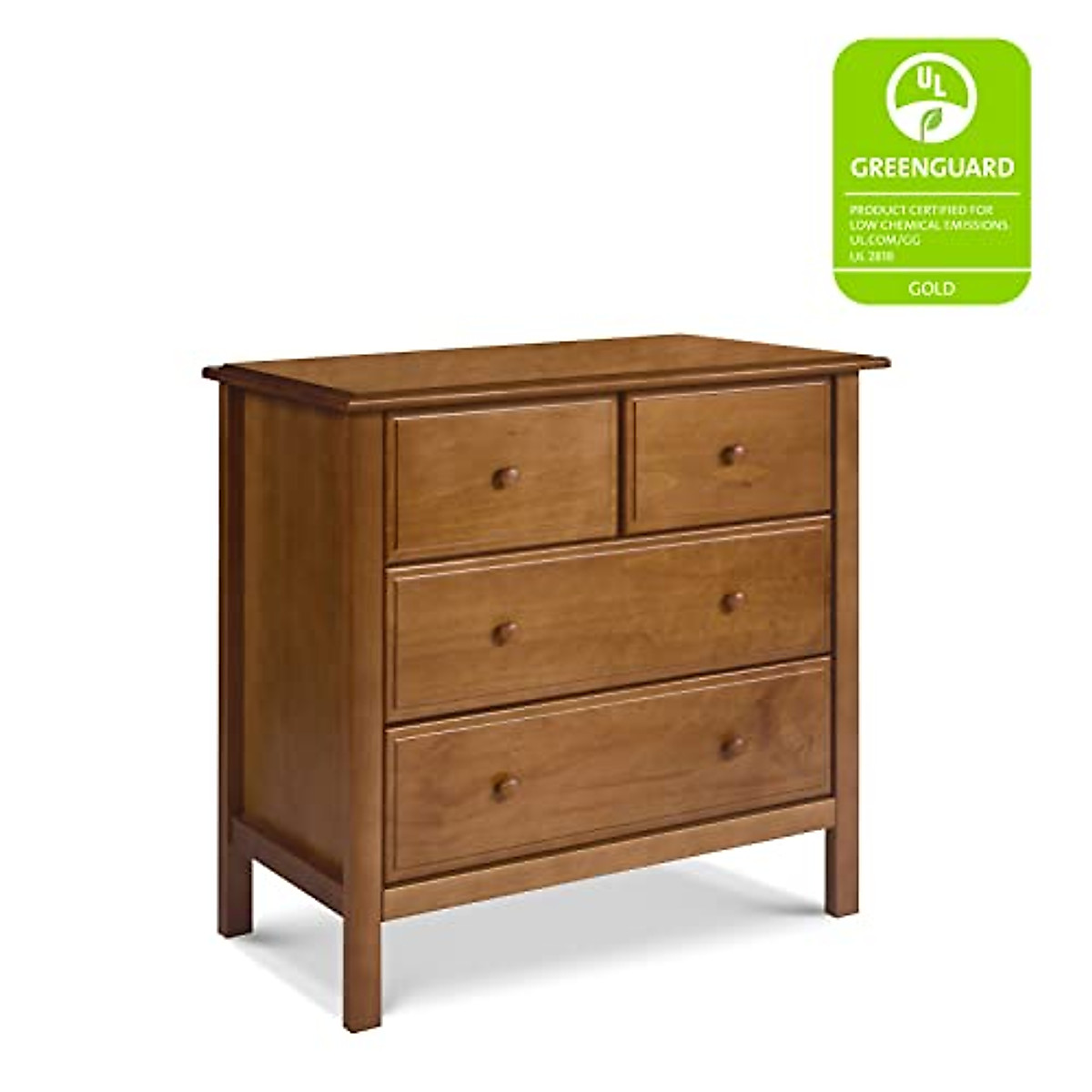 DaVinci Autumn 4-Drawer Dresser in Chestnut, Greenguard Gold Certified