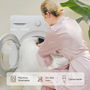 Templewet Heated Mattress Pad Twin XL Size - Single Control Electric Mattress with 4 Heat Settings & 10 Hour Auto Off,Bed Warmer Mattress Cover 15" Deep