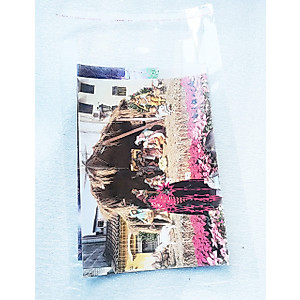 JOSDIOX Cellophane Bage 5 x 7 Inch Clear Poly Bags Adhesive 1.4 mils Thick OPP Plastic Bags Self Sealing Treat Bags (5 X7 100)