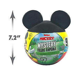 Disney Junior Mickey Mouse Mystery Figure Capsule, 9 Pieces Inside, Officially Licensed Kids Toys for Ages 3 Up by Just Play