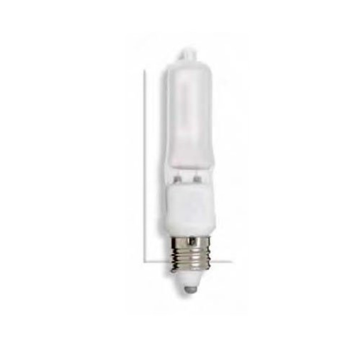 Satco S1916 100Q/F/JD 100-watt E11/T4 Mini Can Halogen Bulb, Frosted, 4-Pack