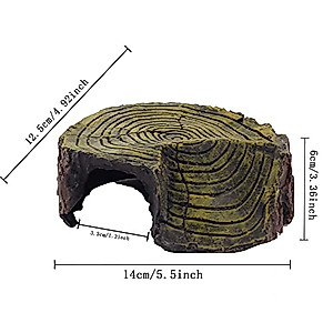 Saim Turtle Basking Ramp,Aquarium Decor Basking Platform Ramp for Small Turtle