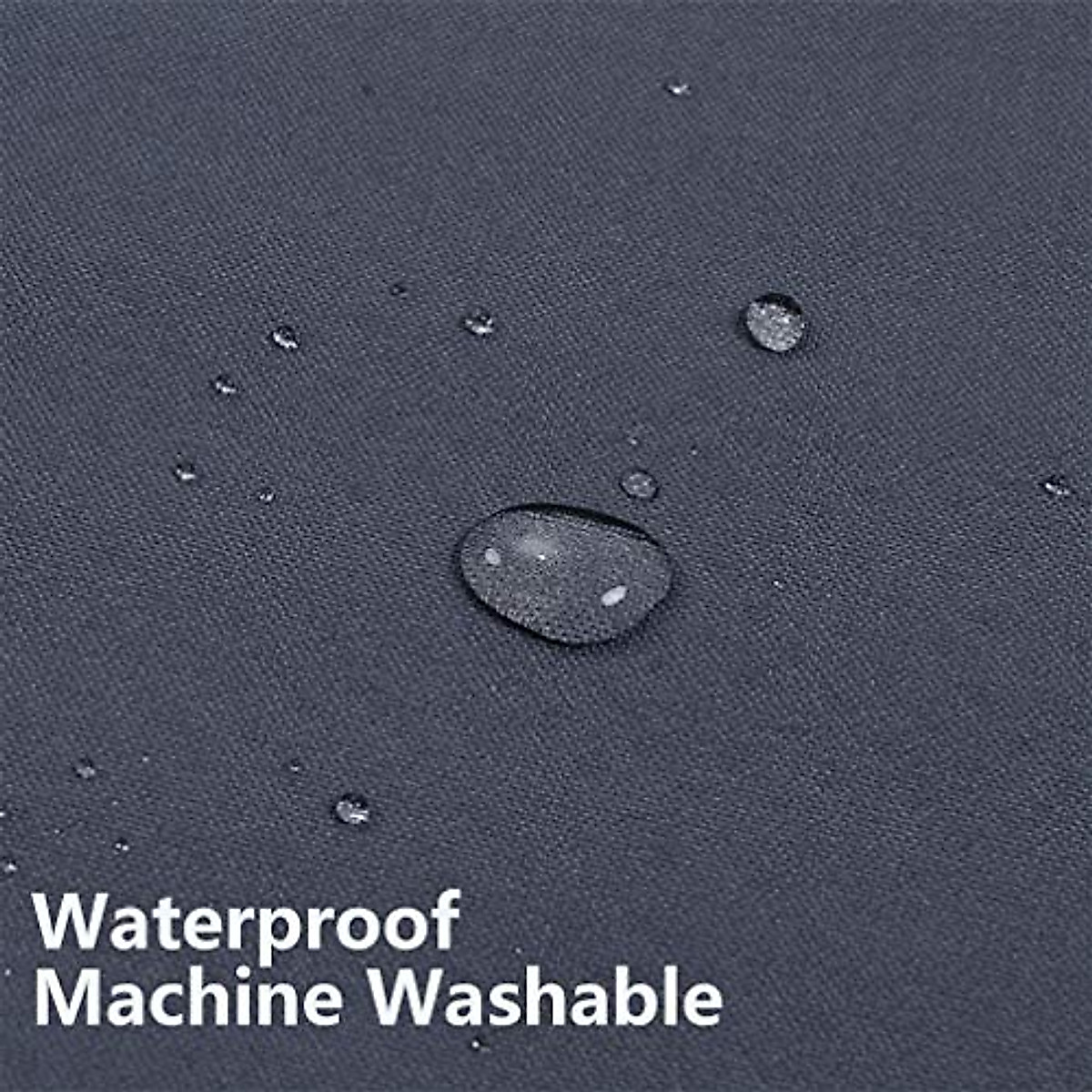 Splat Mat for Under High Chair/Arts/Crafts, WOMUMON Washable Spill Waterproof Anti-Slip Floor Protector Splash Mat, Messy and Table Cloth (Gray)