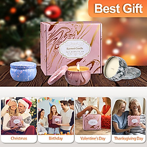 Scented Candles Gifts Set for Women, 9 Pack Aromatherapy Candles for Home Scented, Natural Soy Wax Candles Gift Set for Birthday, Mother's Day, Christmas, Valentine's Day