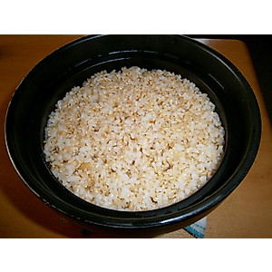 Nishinihon Pottery Rice Pot, Black, 43.3 fl oz (1,100 ml), Arita Ware Hitsu Rice