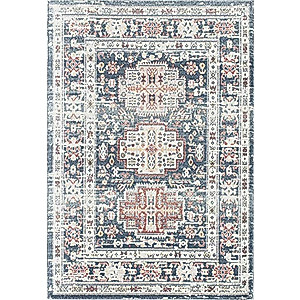Rugs America Gallagher Collection GL55C Prussian Sundara Transitional Vintage Area Rug 8' x 10'