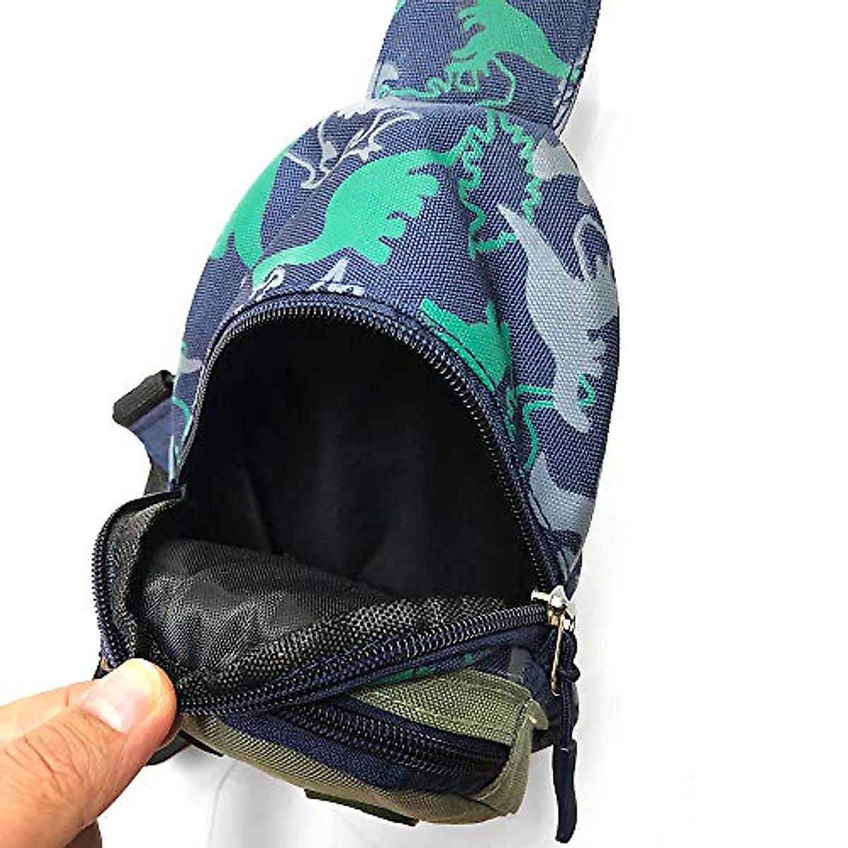 Toddler Daypack Chest Bag for Kids Waist Purses Sling Shoulder Backpack Crossbody Bag (Blue)