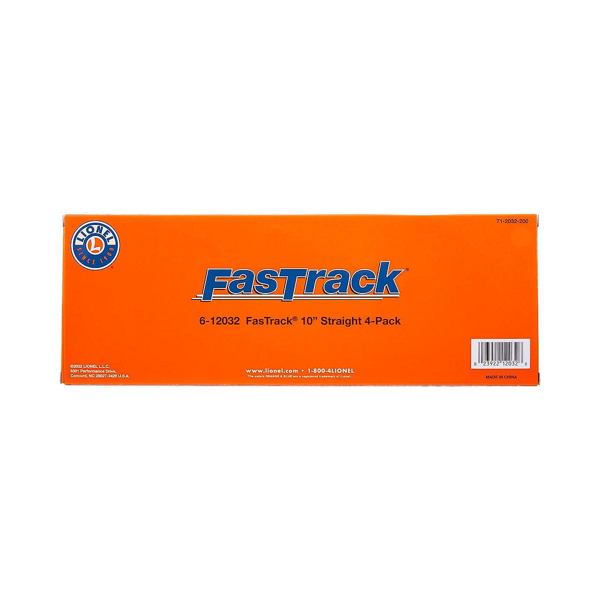Lionel FasTrack 10” Straight Track, Electric O Gauge, 4-Pack