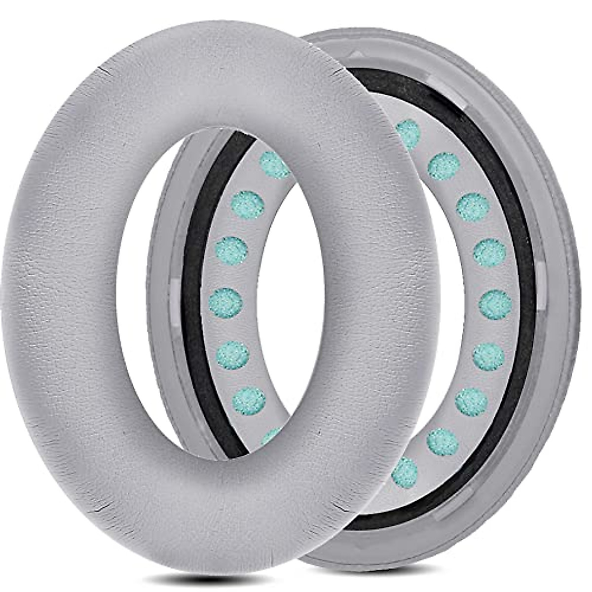 Preminum Replacement Earpads for Bose 700 Upgraded Headphone Replacements Ear Pads Cushion for Bose NC700 Headphones QOQOON Cushion for Noise Cancelling Headphones NC700 Luxurious Memory Foam (Silver)