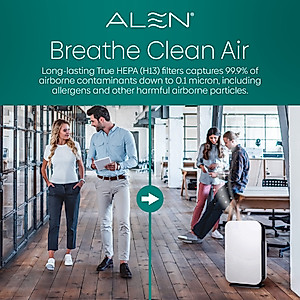 Alen Air Filter B4-Pure Replacement H13 True HEPA Filter for BreatheSmart 45i & Flex Air Purifier - Captures Allergens, Dust, & Mold (1 Filter)