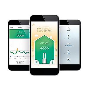 Dyson Pure Hot + Cool Link HP02 Wi-Fi Enabled Air Purifier,White/Silver