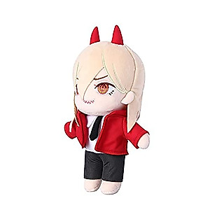 ZIFUNMUR Anime Plush Doll Power/Hayakawa AKI Plushies Toy Stuffed Figure Gifts Decoration Cosplay Props for Kid Fans (Power, 20cm/7.87inch)
