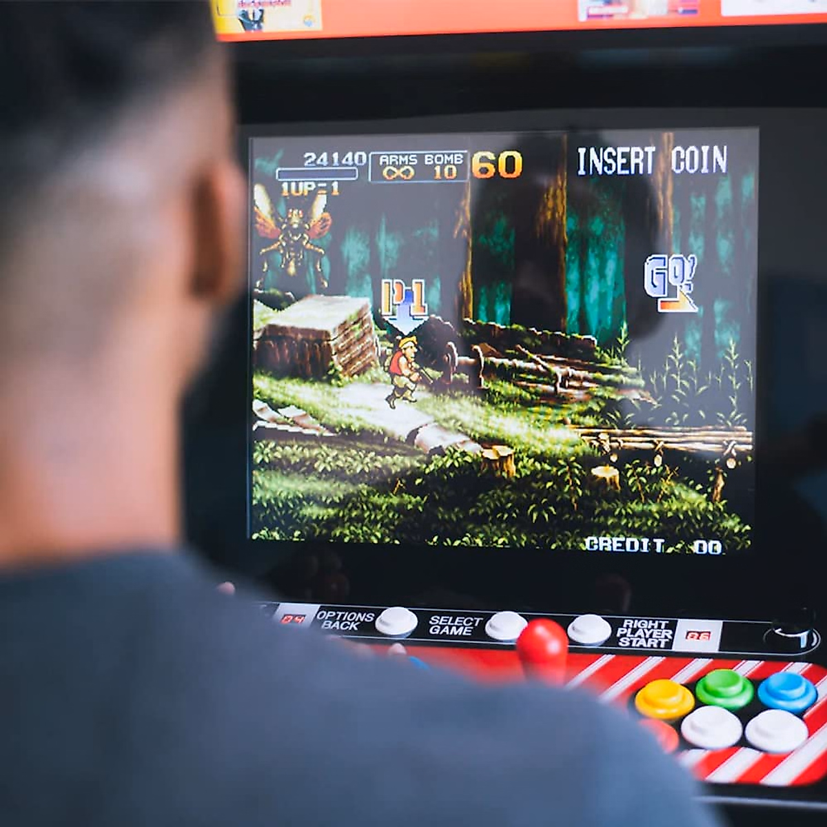 UNICO MVSX Home Arcade, Preloaded 50 SNK Licenced Retro Games, Support Two Players to Play Games Concurrently, Including The King of Fighters/Metal Slug and More