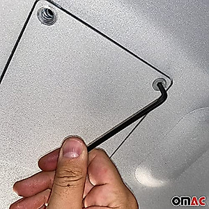 OMAC RIVAL Engine Skid Plate Cover for Toyota 4Runner 2013 to 2023, Splash Guard, Aluminum