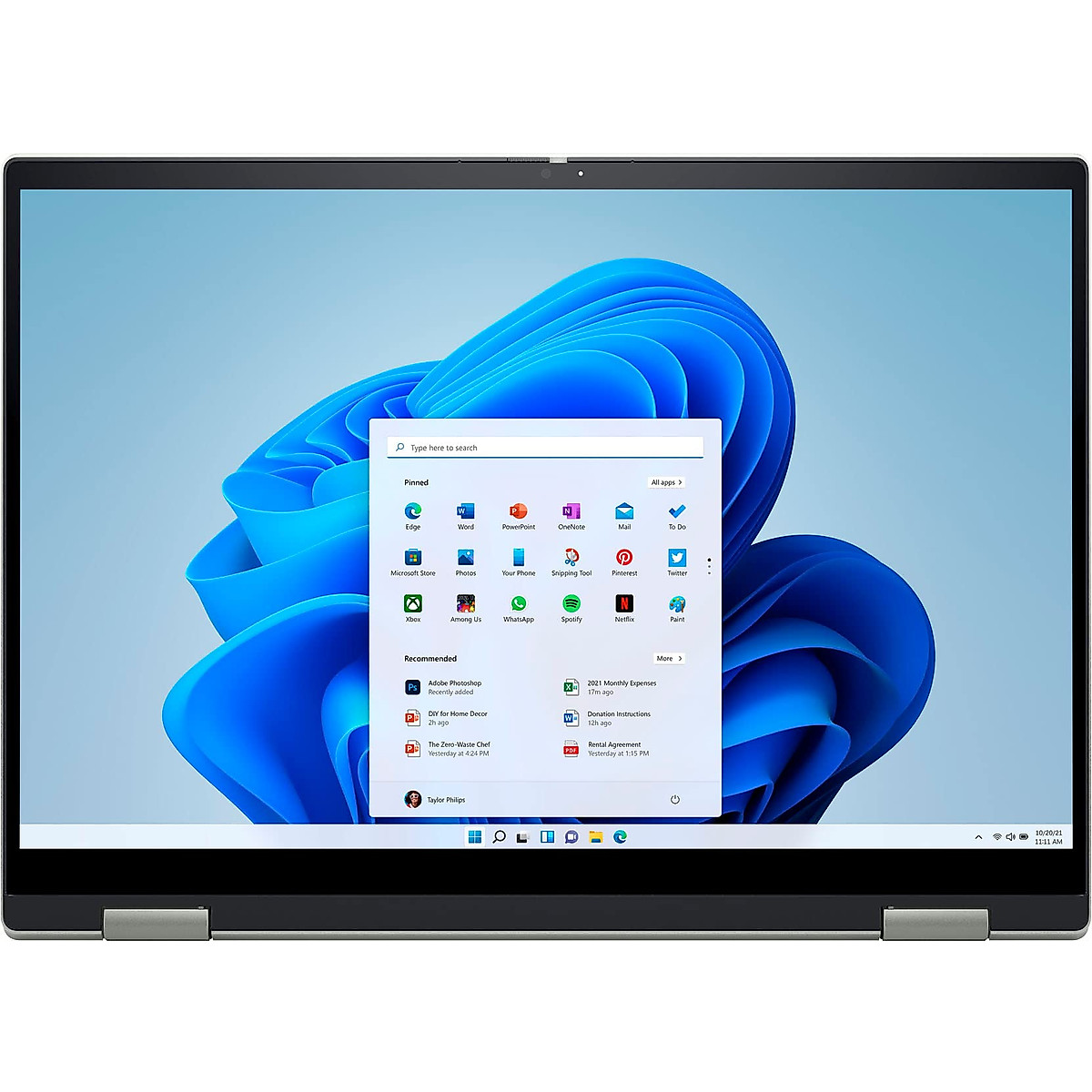 Dell 2023 Inspiron 7000 14" FHD+ IPS Touch 2-in-1 Convertible Laptop 8-Core AMD Ryzen 7 5825U AMD Radeon Graphics 64GB RAM DDR4 2TB NVMe SSD HDMI USB-C WiFi AX Backlit KB Fingerprint Windows 10 Pro