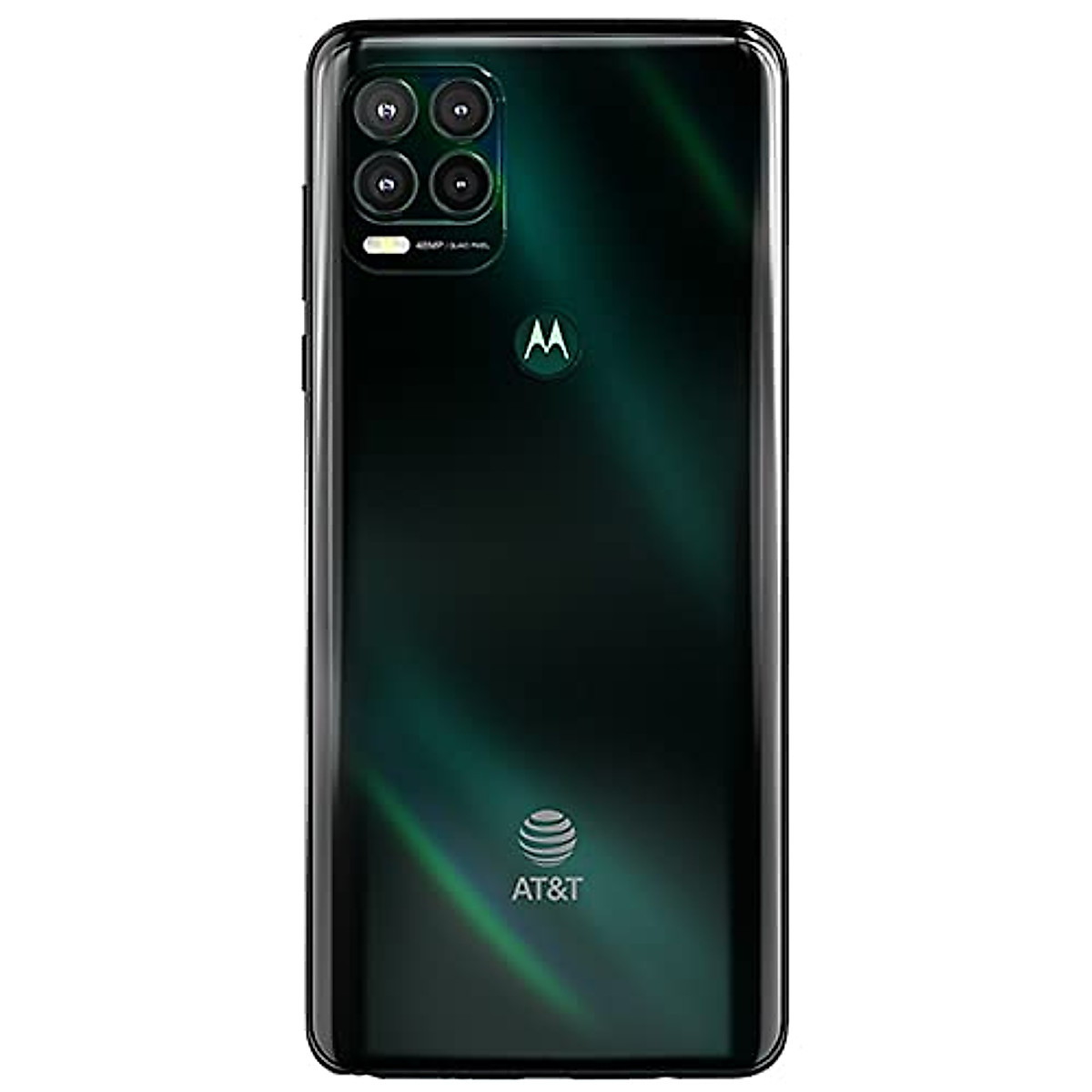 Moto G Stylus 5G (128GB, 4GB) 6.8" FHD+, 48MP Quad Camera, 5G / 4G LTE AT&T Locked - XT2131-3 (Cosmic Emerald) (Renewed)