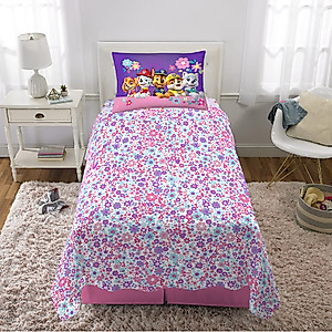 Paw Patrol Girls Kids Bedding Super Soft Microfiber Sheet Set, Twin, (Official) Nickelodeon Product By Franco