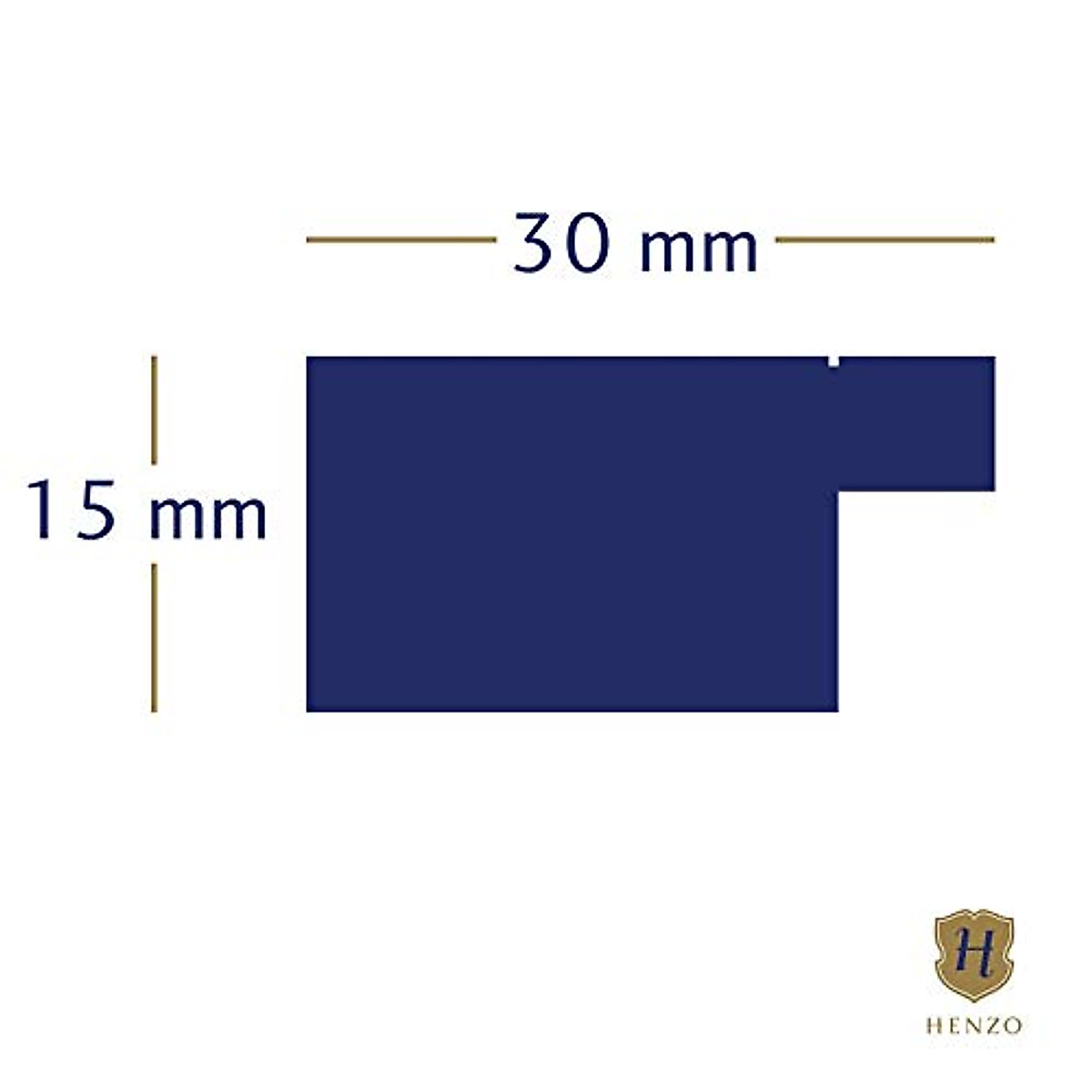 Henzo Frisco Bay Picture Frame, 40x50cm, Dark Grey