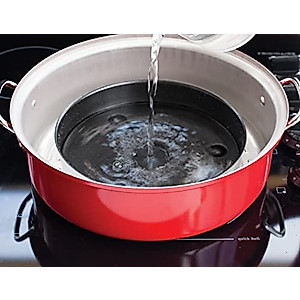 Nordic Ware 36556 Kettle Smoker, Red