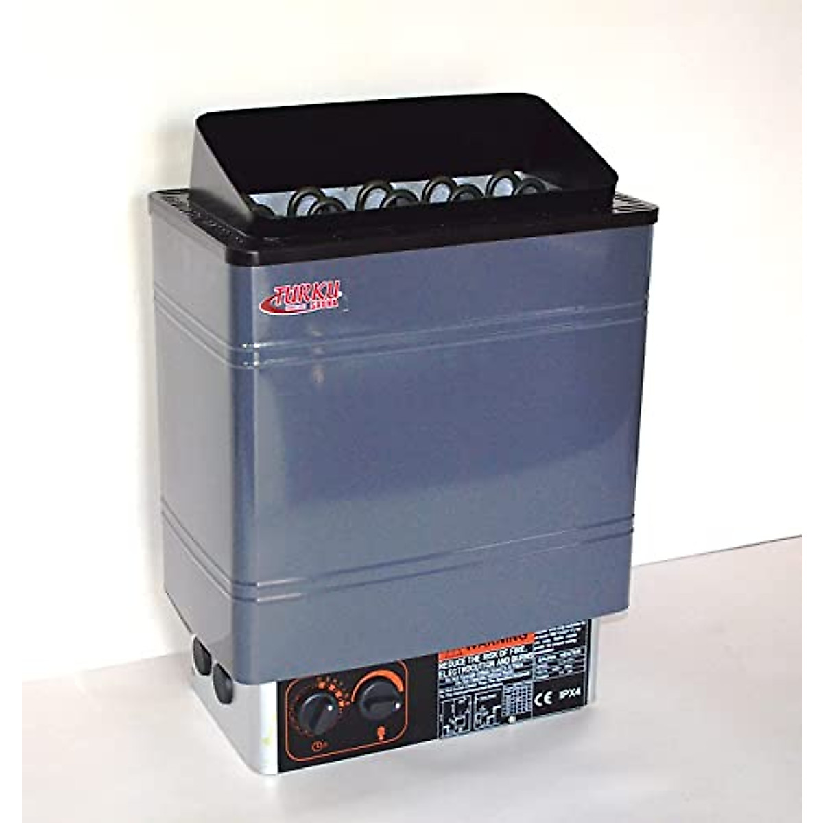 Turku 240V 6KW 300 Cu.Ft. Wet & Dry Sauna Stove Built-in Control