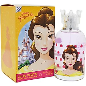 Disney Princess Belle Eau de Toilette Spray for Kids, 3.4 Ounce