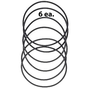 Kinetic Wares HHRING Fits GXWH40L, GNWH38S, GXWH30C, GXWH35F, GNWH38F (6 Pack) with Dow Molykote 111 O-Ring Lubricant and Scratch Free O-Ring Pick Tool