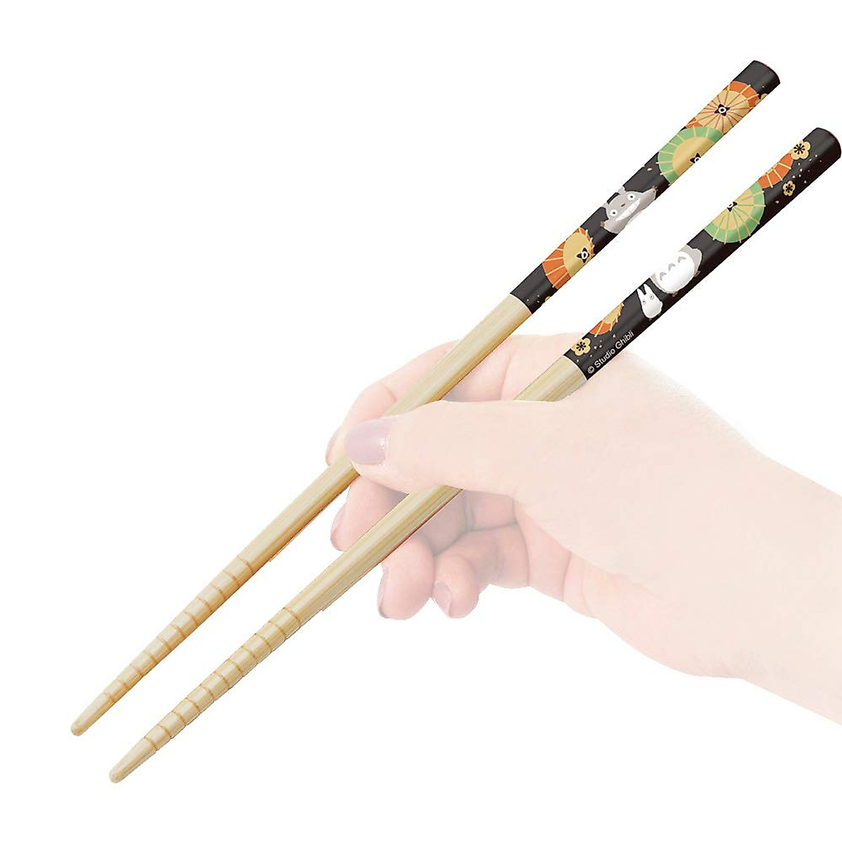 My Neighbor Totoro Bamboo Chopstick -Anti-Slip Grip for Ease of Use - Authentic Japanese Design - Lightweight, Durable and Convenient - Umbrellas
