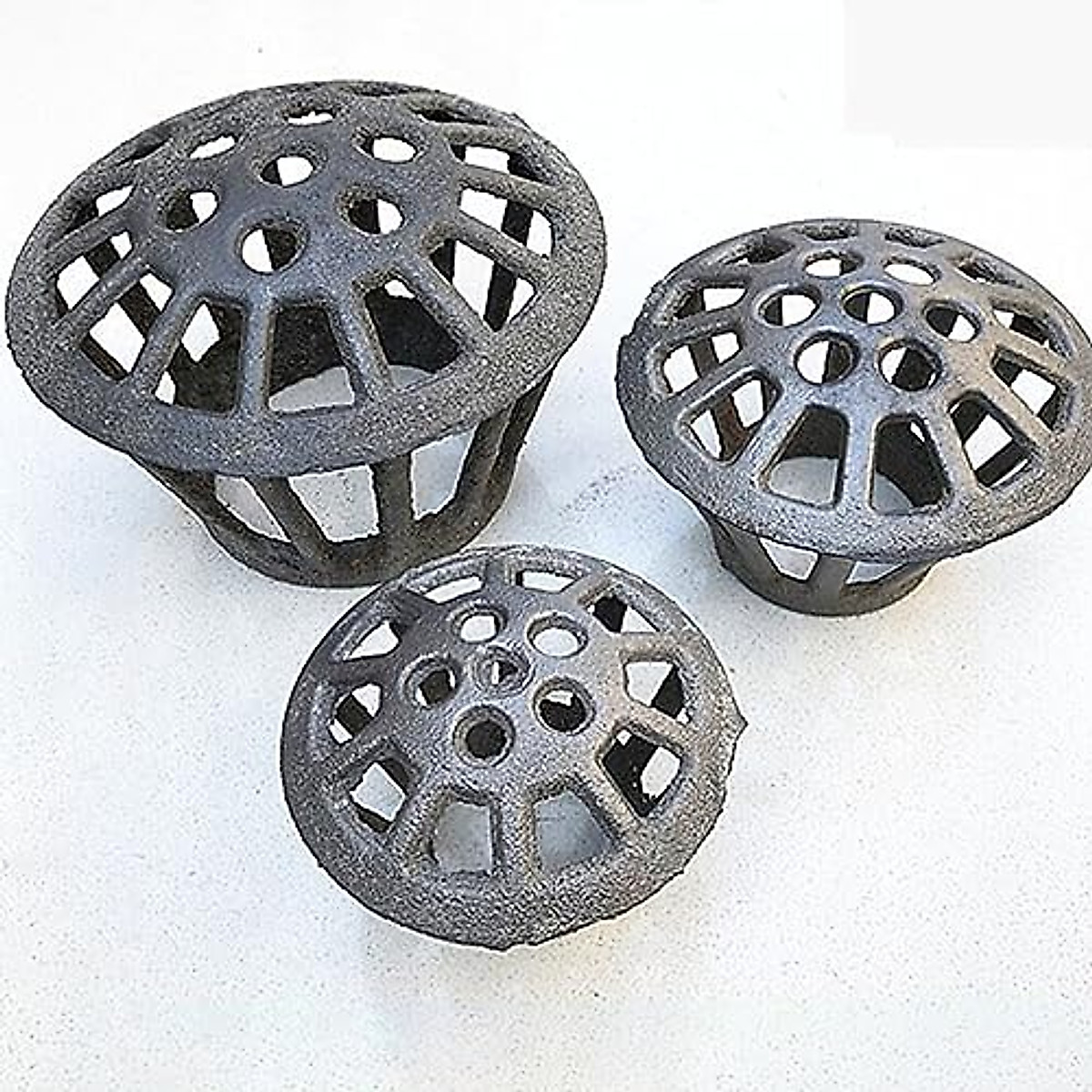Cabilock Gutter Guard Iron Filter Strainer Gutter Downspout Protectors Gutter Leaf Guards for Stops Leaves and Other Debris Gutter Cleaning Tool