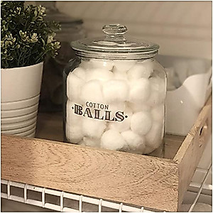 Talented Kitchen Farmhouse Bathroom Beauty Organization Labels – 72 Bathroom & Makeup Organization Preprinted Sticker. Water Resistant, Canister Labels. Jar Decals Bath Storage (Set of 72 – Bathroom)