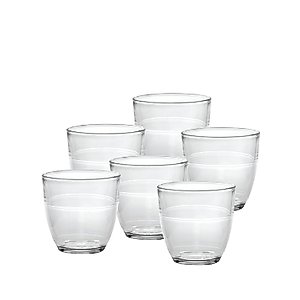 Duralex Set of 6 Tumblers, Clear, 7.75-Oz.