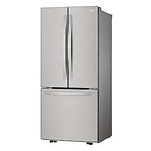LG LFCS22520S 22 Cu. ft. French Door Refrigerator in Stainless Steel (2021)