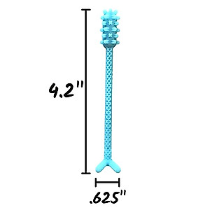 DENTURE DART V3 (Denture Adhesive Removing Toothbrush) (Blue)