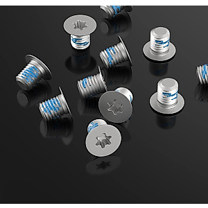 12 Pcs M2 x3mm Torx T5 Screws Replacement Case Base Cover Screw for Dell XPS 13 9343 9350 9360/ Dell XPS 15 9550 9560/ Dell Precision M5510 Series Laptop, Sliver