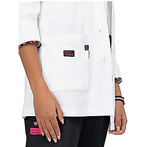KOI Betsey Johnson B402 Women's Canna Lab Coat White XL
