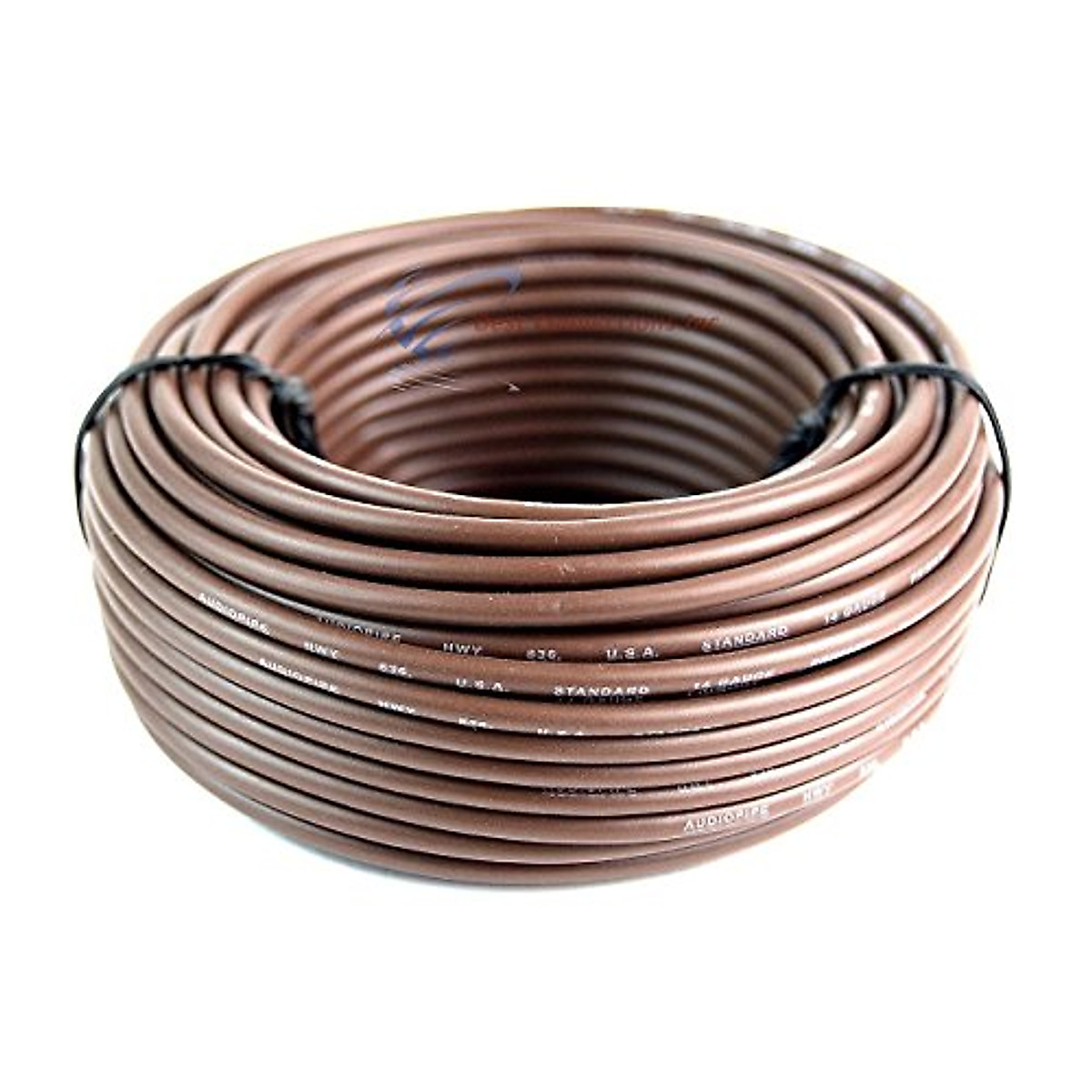 Best Connections Audiopipe Copper Clad Stranded Car Audio Primary Remote Wire (14 Gauge 50', Brown)