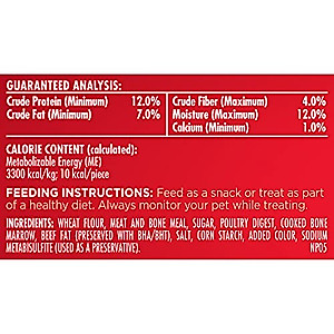 Milk-Bone MaroSnacks Dog Treats, Beef, 40 Ounce