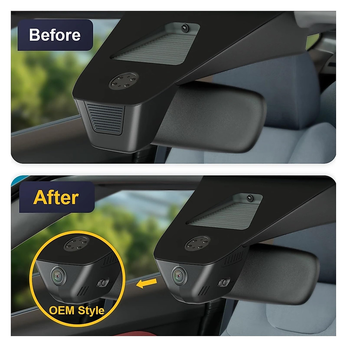 Fitcamx 4K Dash Cam Compatible with Car,Dash Camera Compatible with 2023 HR-V HRV HR V 3rd Gen (Color : Honda HRV 2023, Size : 4K Dual Cam 128GB)