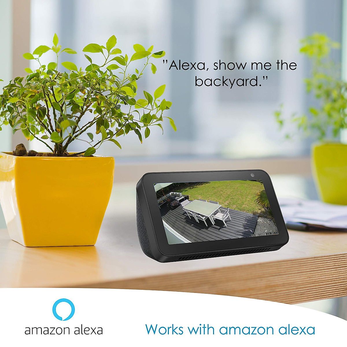 Teetsie Floodlight Camera Hardwired Motion Sensor Outdoor Light with 1080P WiFi Home Security Cam Alexa IP65 Waterproof 2500 lm Night Vision App for Phone 2-Way Audio Siren Alarm MicroSD/Cloud Storage