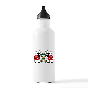 CafePress Cute Ladybug Autism Stainless Water Bottle 1 1.0L (34 oz) Stainless Steel Water Bottle