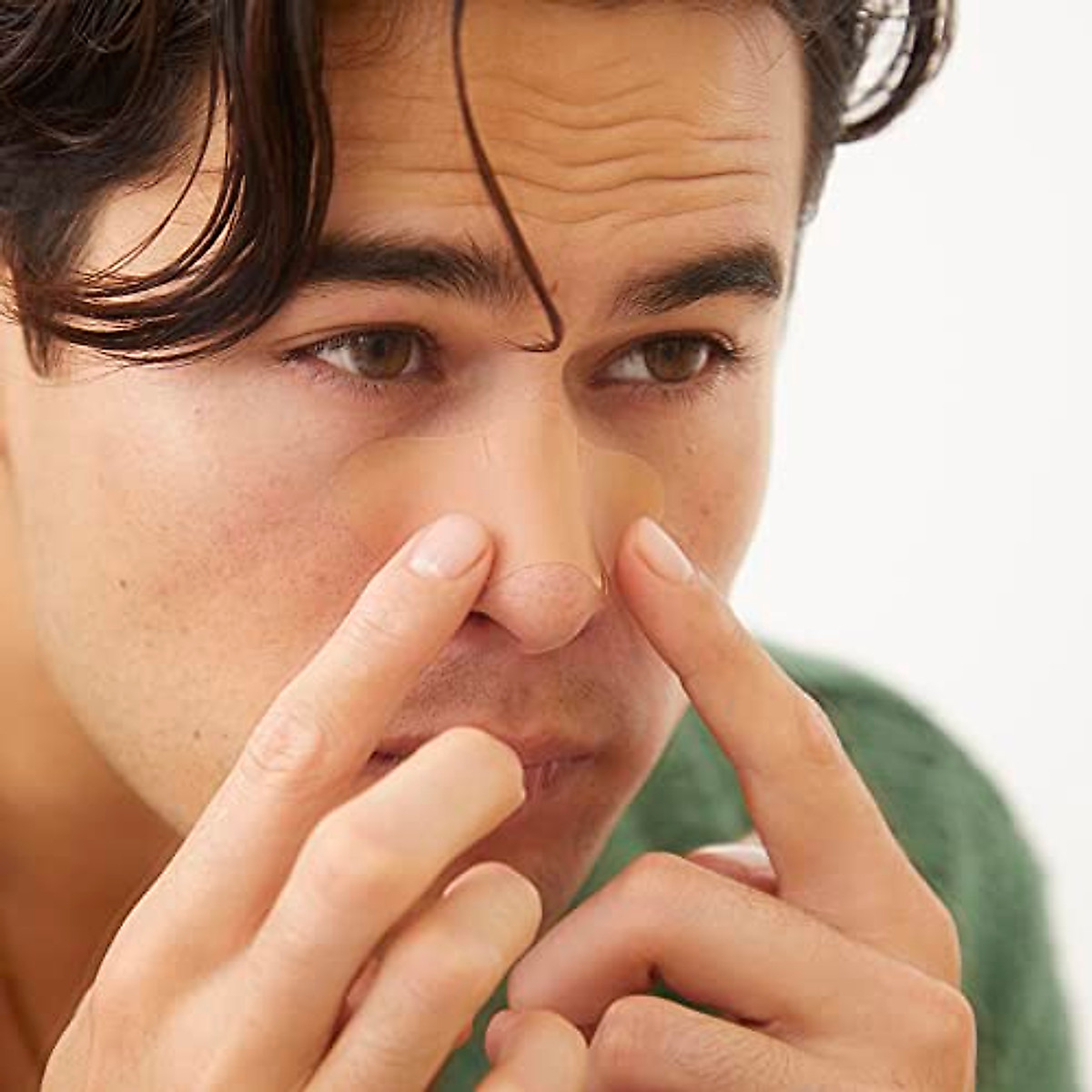 PEACE OUT Skincare Pores. Hydrocolloid Pore-Refining Nose and Face Strips with Vitamin A to Shrink Enlarged Pores and Remove Excess Oil (4 pore and 4 nose strips)