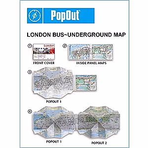 London Bus & Underground Tube PopOut Map (PopOut Maps)